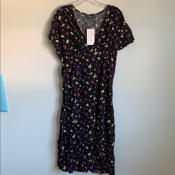 Modcloth | Dresses | Floral Midi Dress | Poshmark